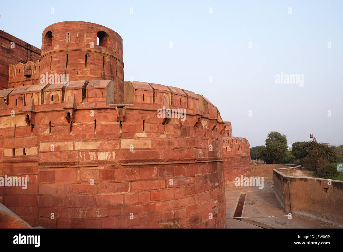 Red Fort in Agra. Uttar Pradesh, UNESCO World heritage site, India on ...
