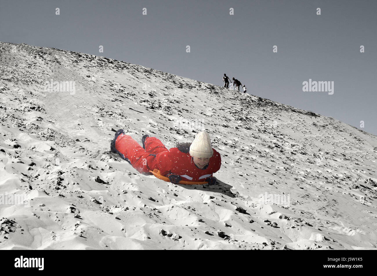 why snow - sand it also does Stock Photo - Alamy
