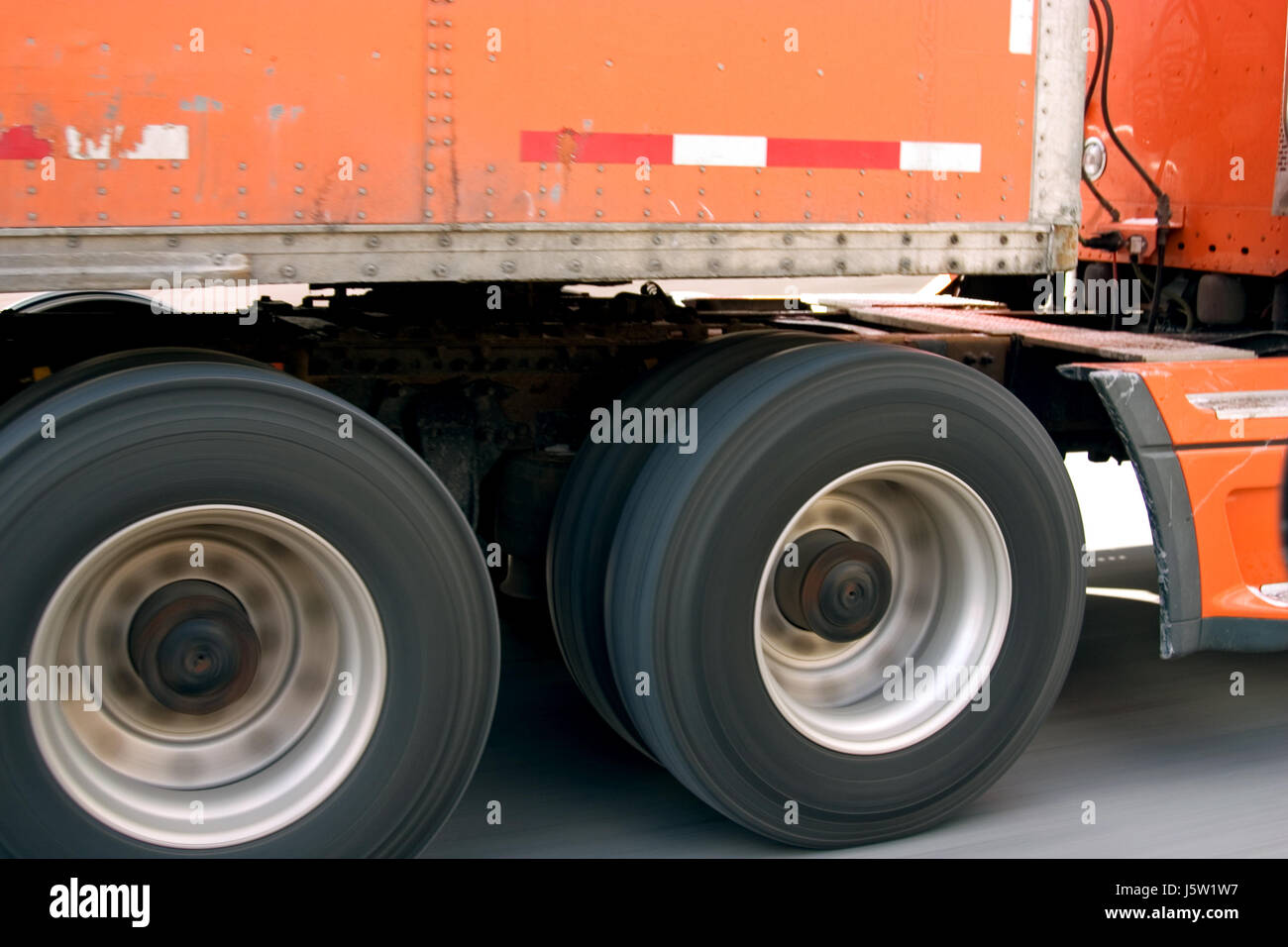 trailer tractor diesel rig truck lorry motion postponement moving ...