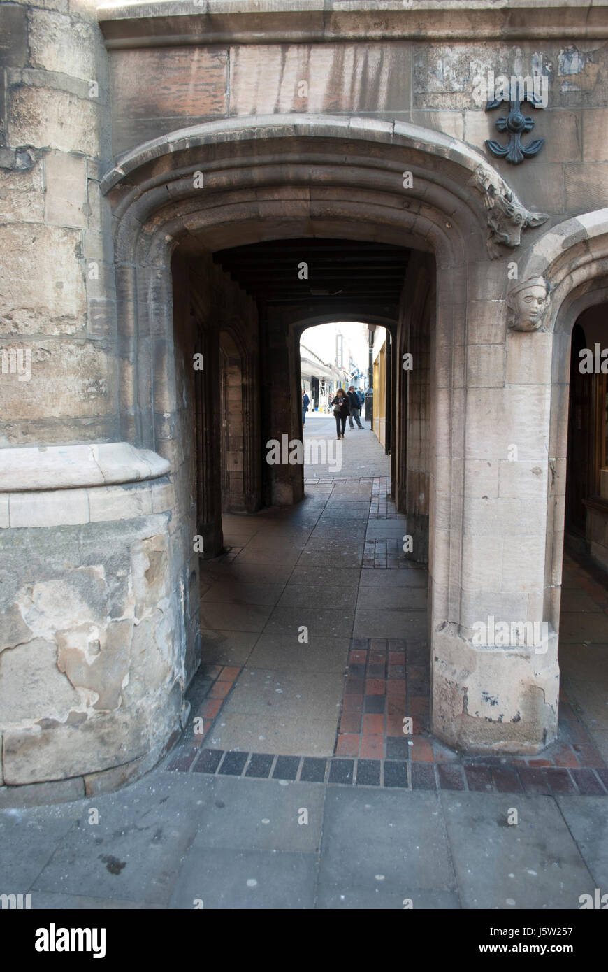 Stonebow Gate and Guildhall in High Street Lincoln Stock Photo - Alamy