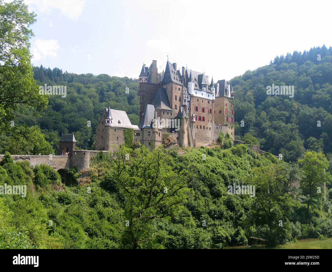 mosel german federal republic germany chateau castle middle ages ...