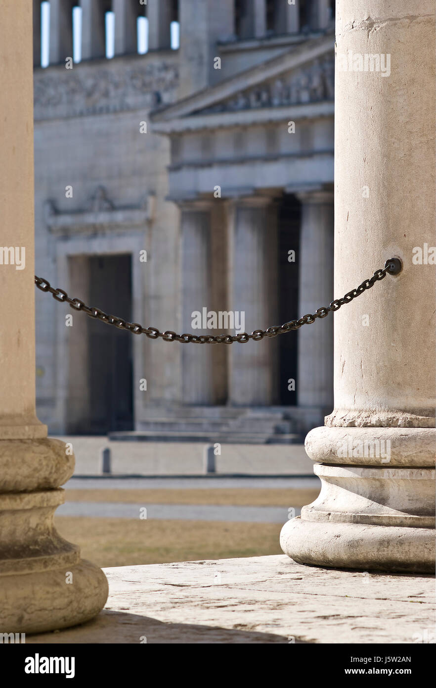 columns chain munich city buildings historical temple columns sights ...