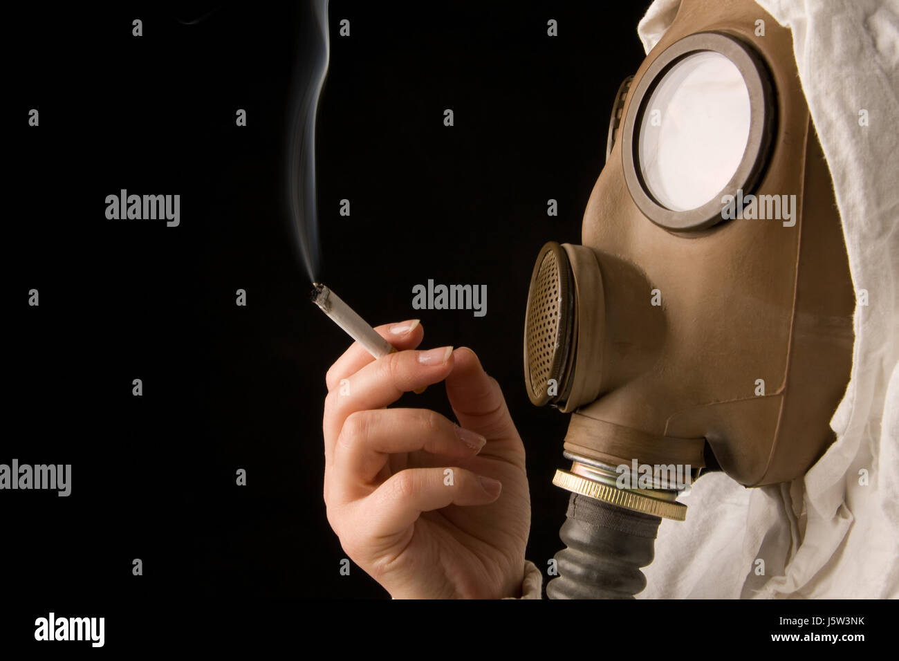 cigarette danger health gas military mask habit custom cigarette danger ...