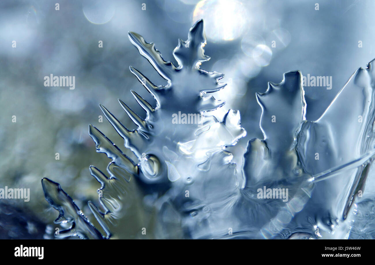 winter cold ice frost frozen crystals backdrop background blue macro ...