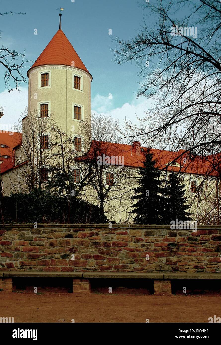 freudenstein castle freiberg Stock Photo - Alamy