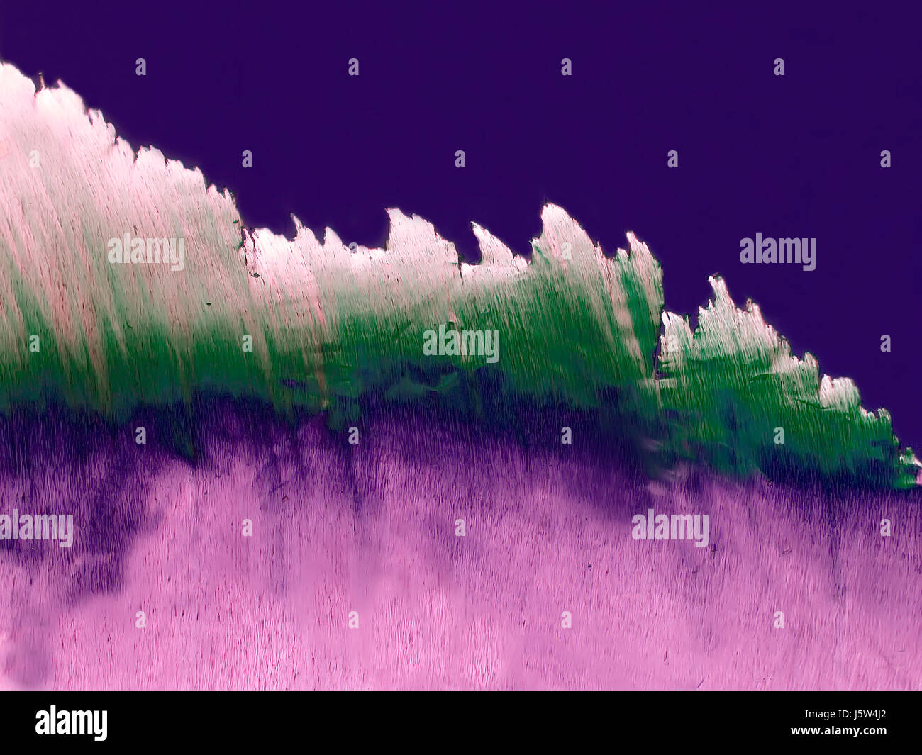 plastic synthetic material foil colour microscope microscopic plastic ...