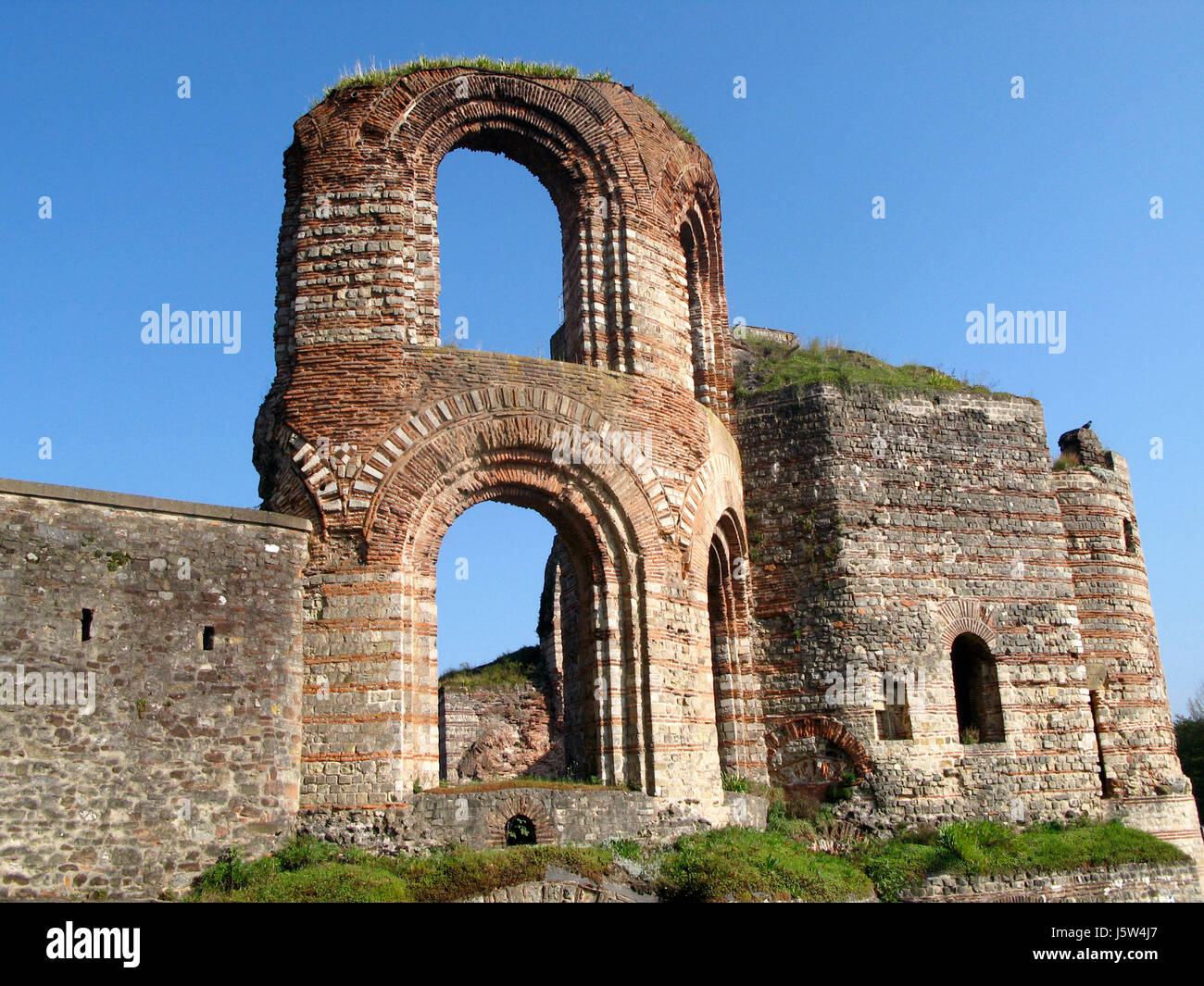 imperial baths in trier Stock Photo - Alamy