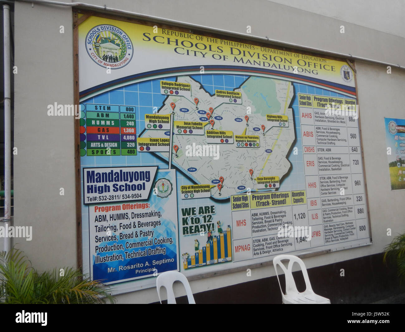 0549 Barangay Poblacion Mandaluyong City High School 09 Stock Photo - Alamy