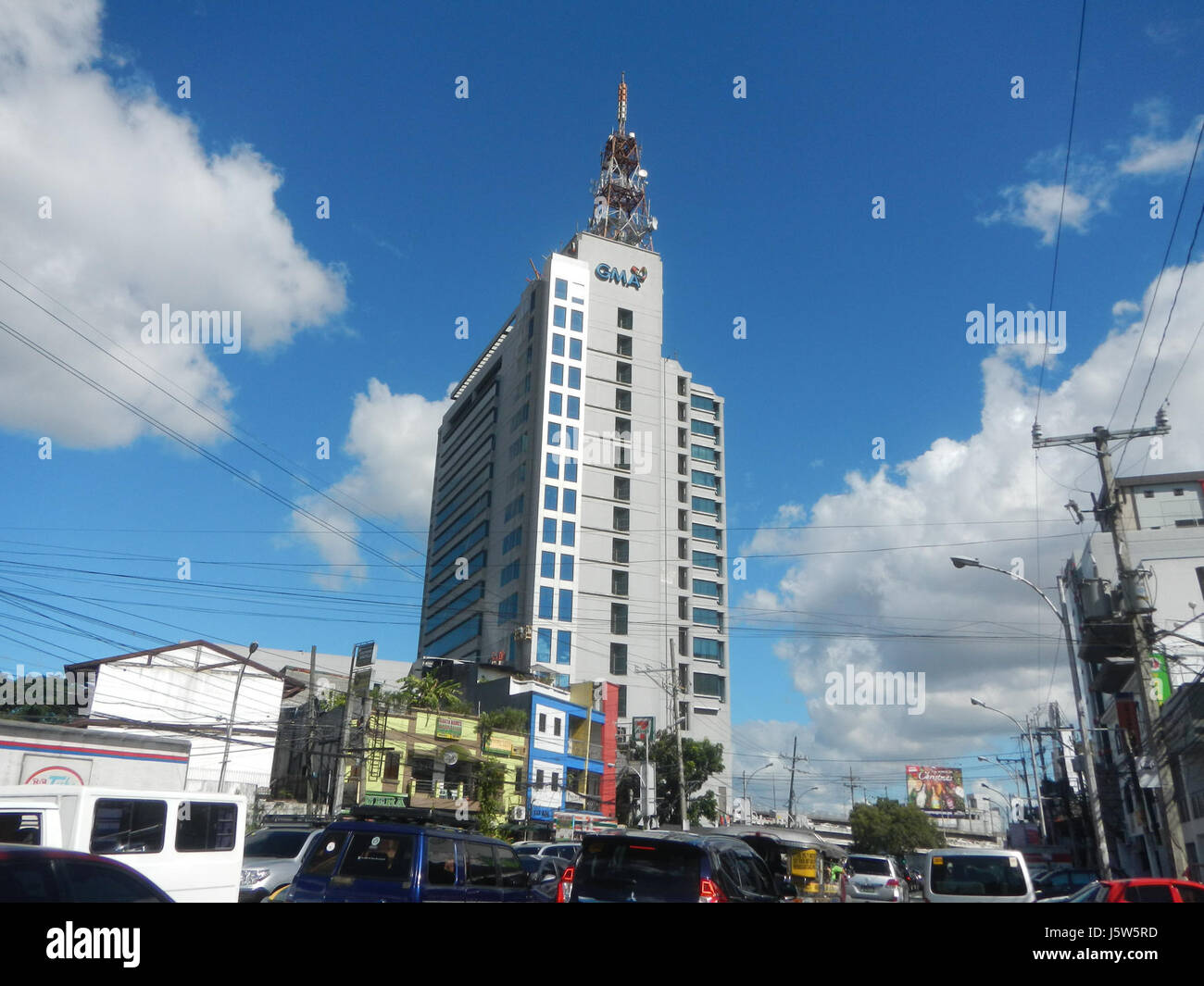 0408 GMA Network Center Timog Avenue Broadcasting 05 Stock Photo - Alamy