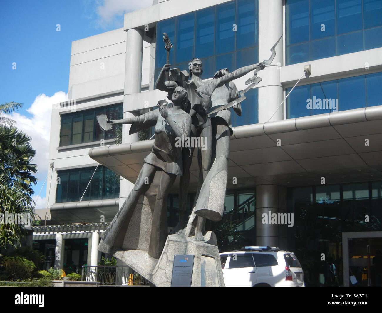 A reference to the GMA Network Center, a major television network ...