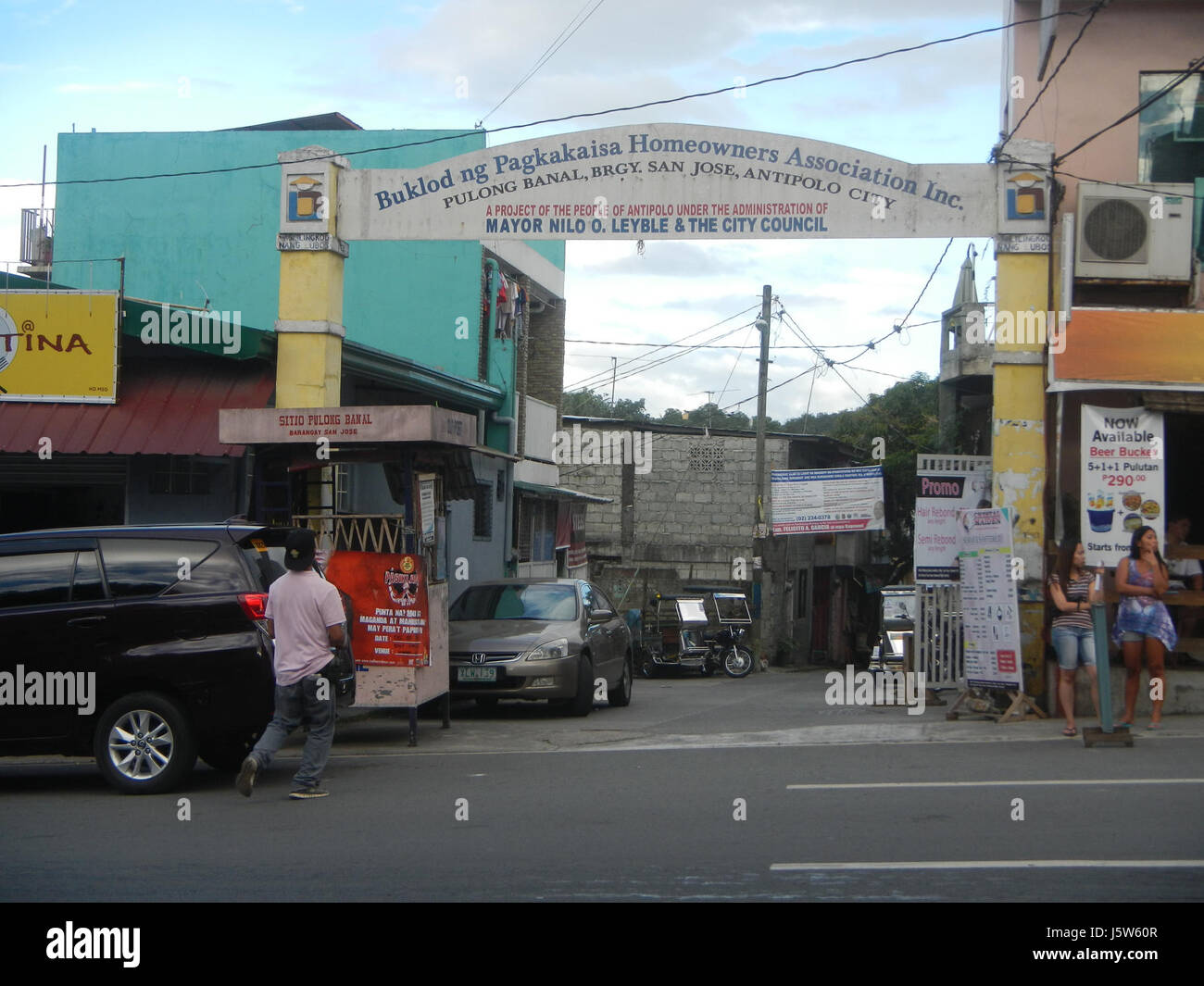 An image showing the Barangays of San Jose Dalig along Circumferential ...