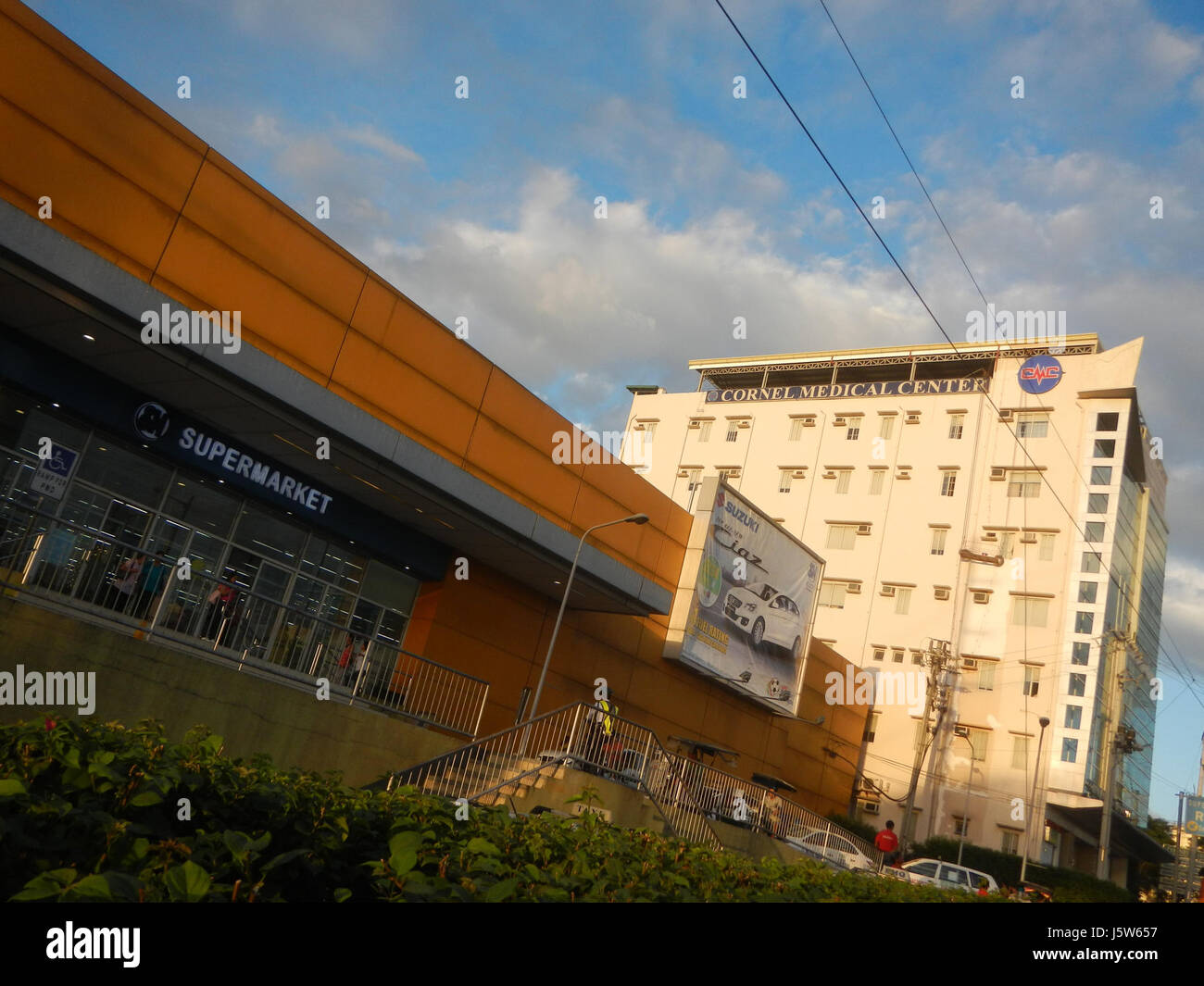 This map marks significant locations in Antipolo City, including ...