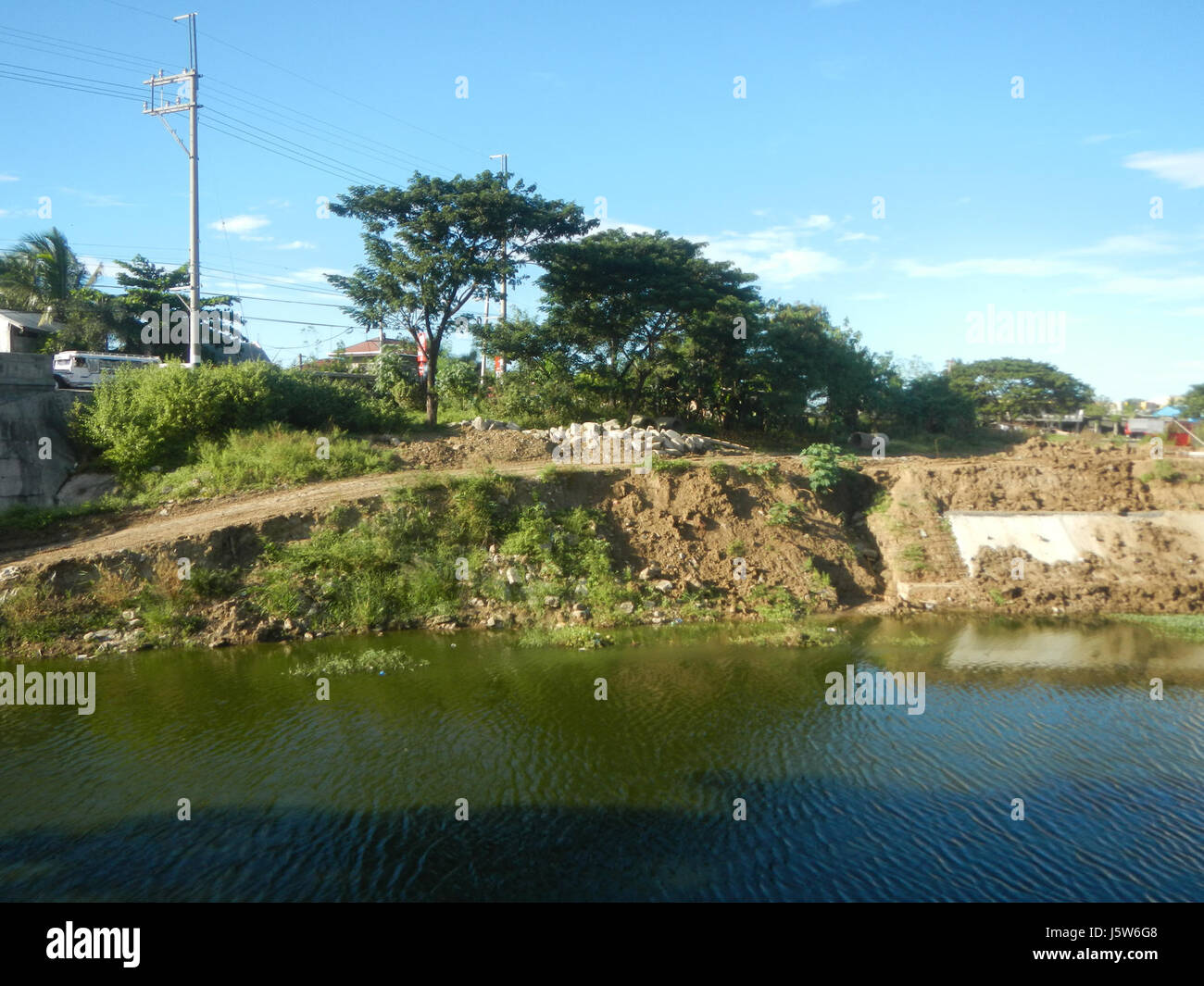 0143 Tigpalas Bridges San Miguel River San Slope Walls Bulacan 01 Stock ...