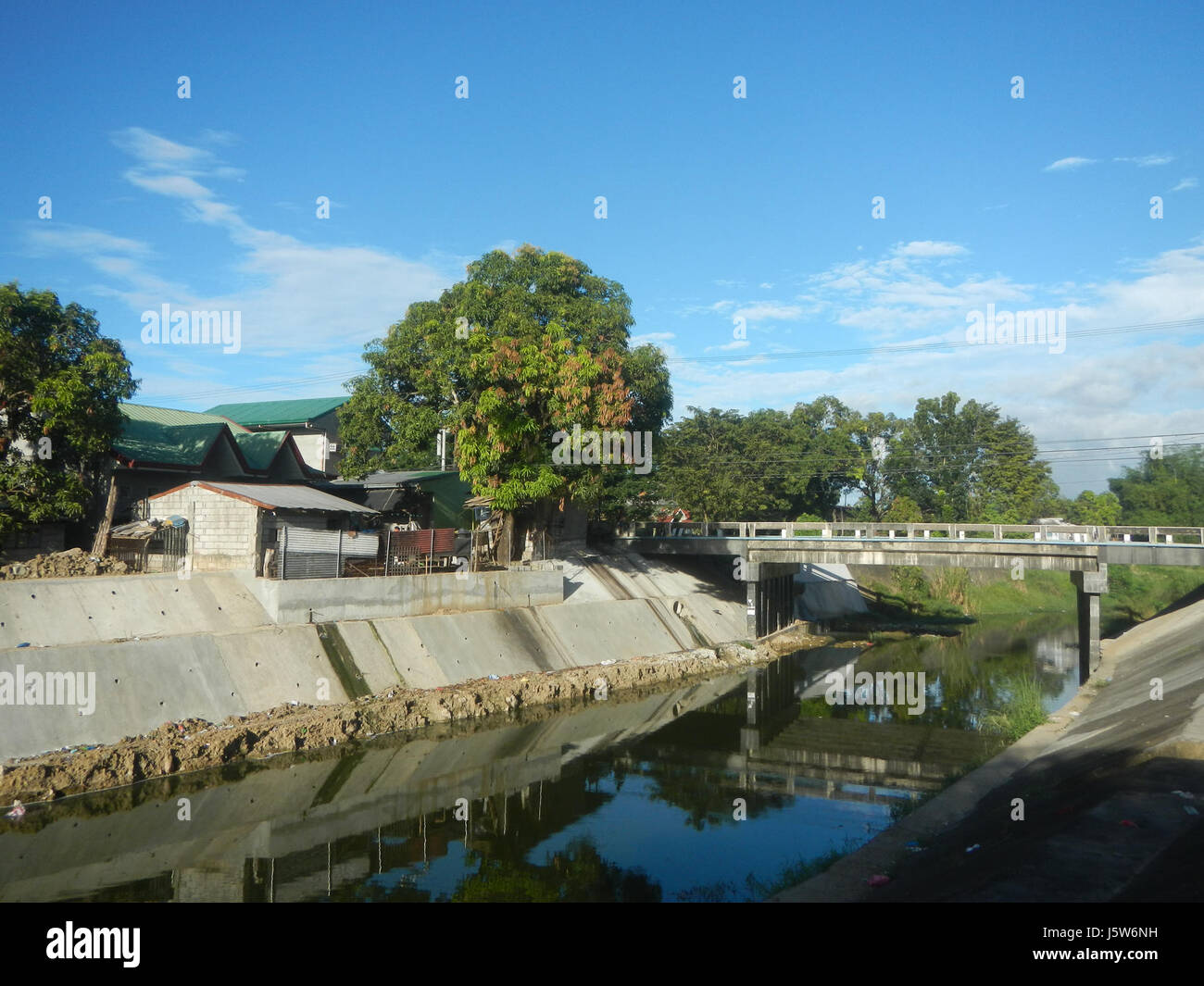 The Tigpalas Bridge, spanning the San Miguel River in Bulacan ...