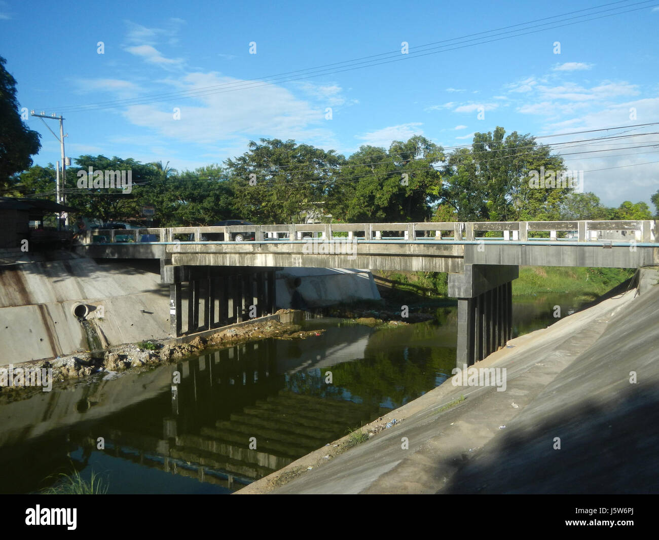 The Tigpalas Bridge, located over the San Miguel River in Bulacan ...
