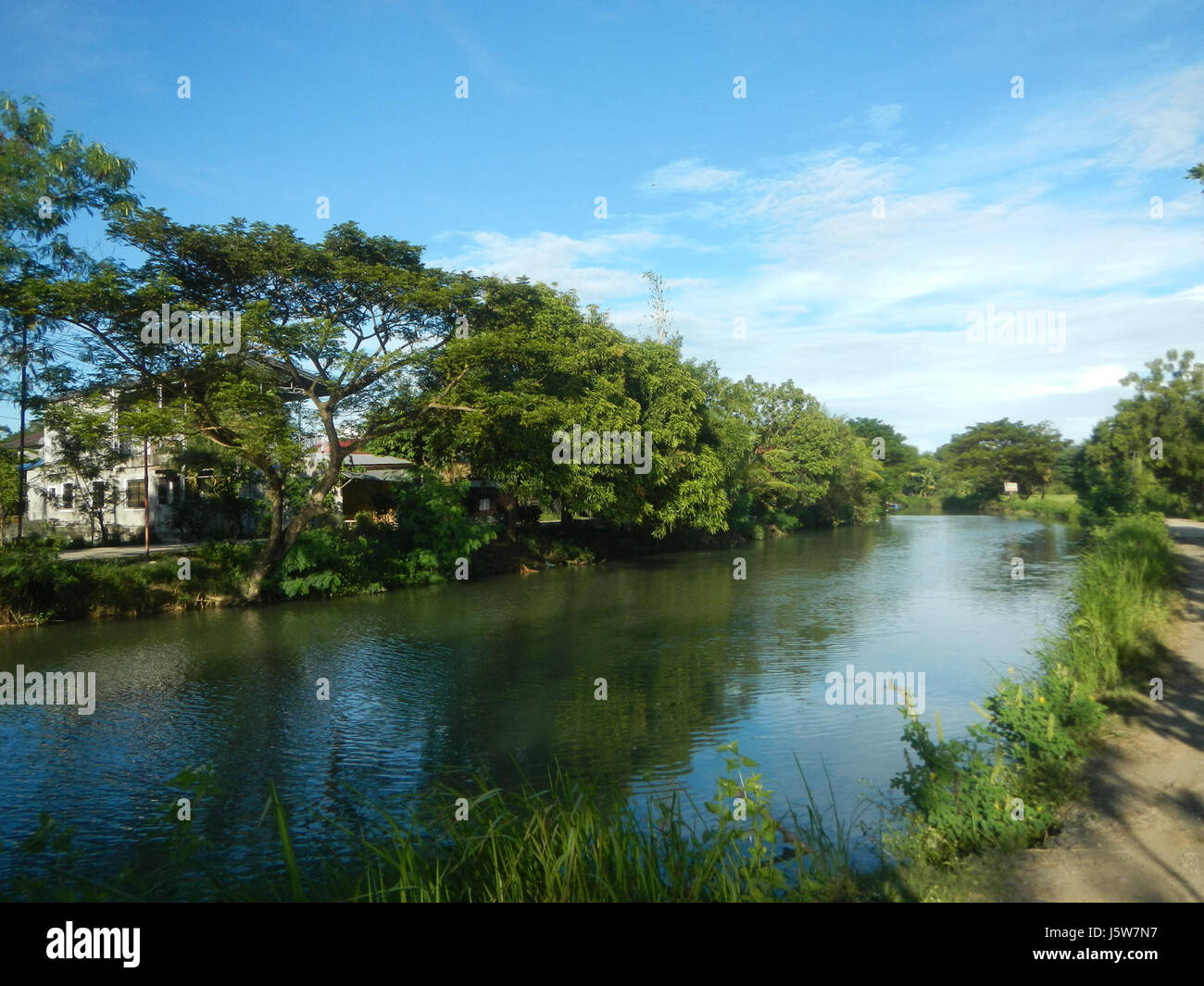 An aerial view of Sitio Matabubok in San Jose, Plaridel, showing paddy ...