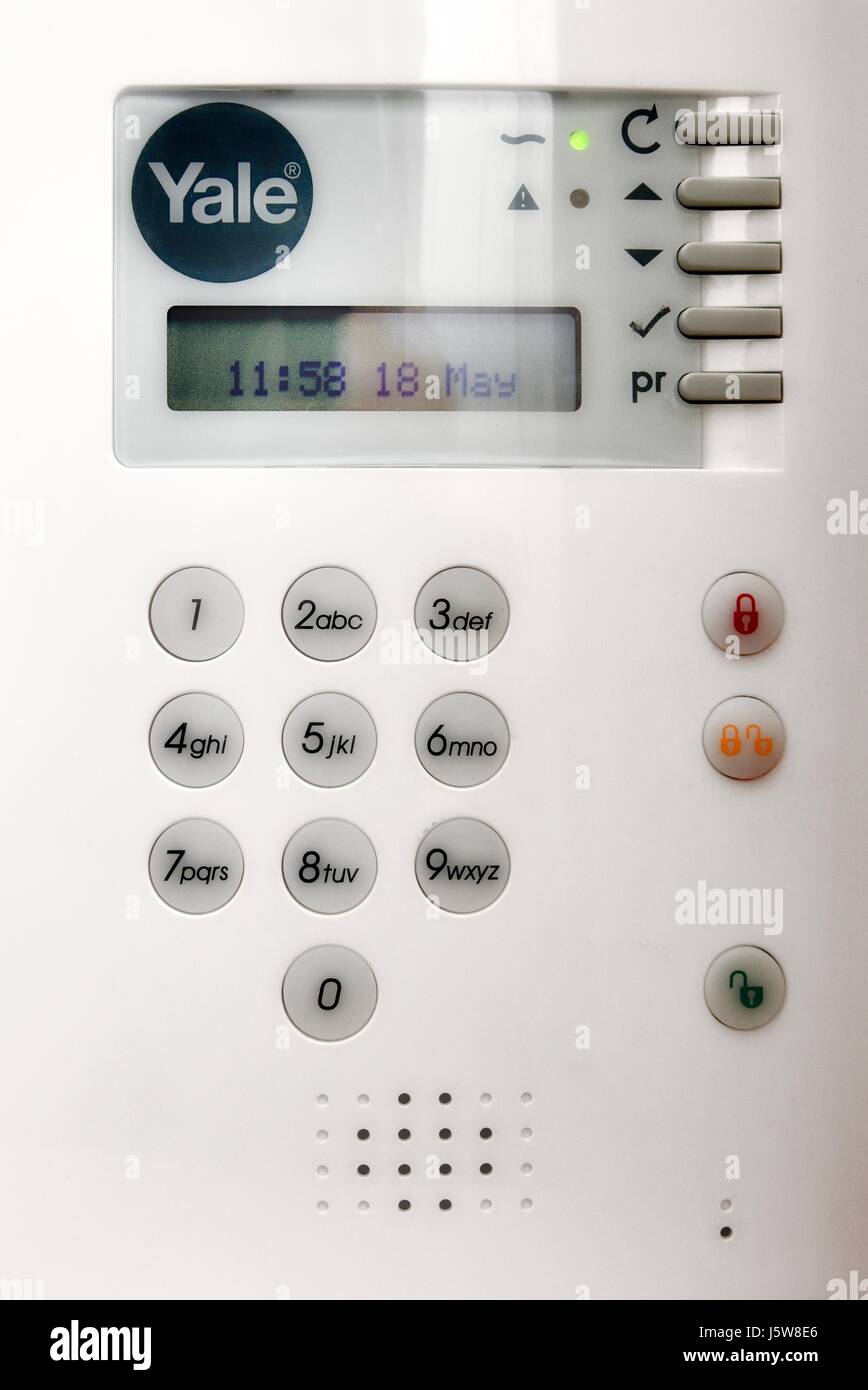Keypad alarm hi-res stock photography and images - Alamy