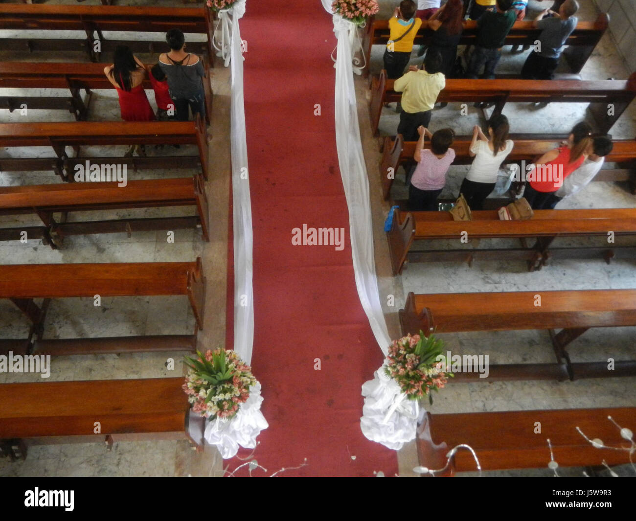 This image represents a wedding held at the Saint Ildephonsus of Toledo ...