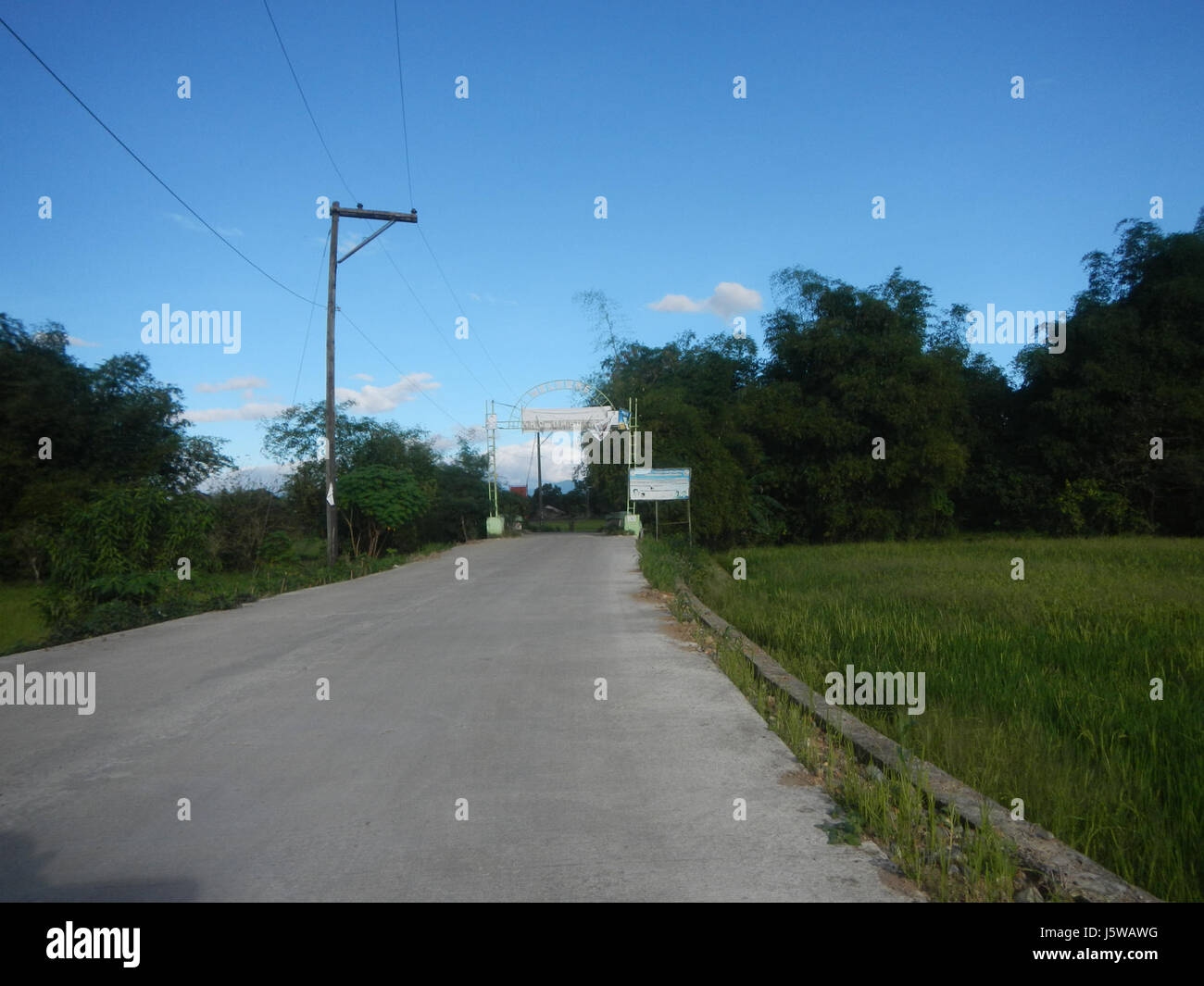 This scene captures the agricultural landscape of Umpucan, Alagao, and ...