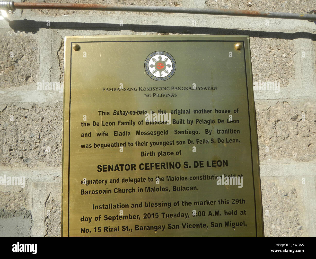 This title refers to the Poblacion area of San Vicente, San Miguel ...