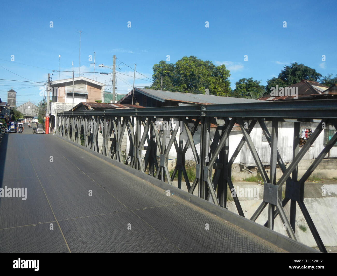 The San Vicente Bridge spans the Bulacan River in San Miguel, Bulacan ...