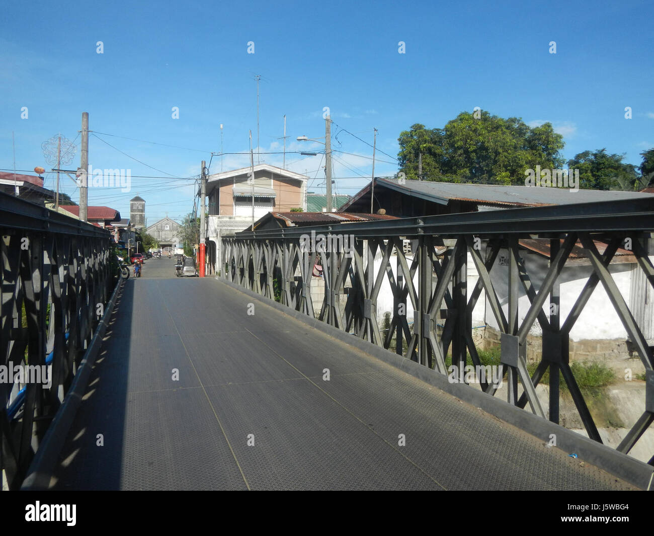 The San Vicente Bridge, located in San Miguel, Bulacan, crosses the ...