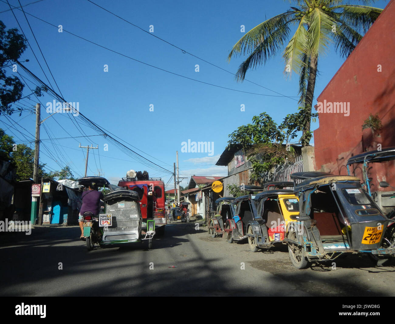 This represents an image or map of various barangays (villages) in the ...