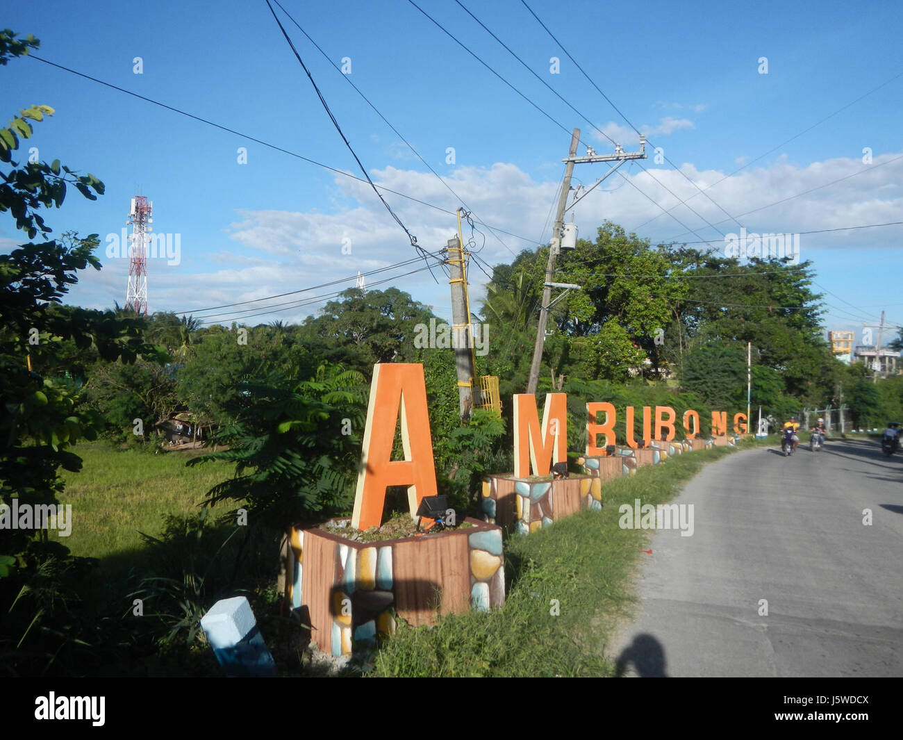 0128 Barangays Taal Tambubong Bocaue Bulacan Fields Roads 08 Stock ...