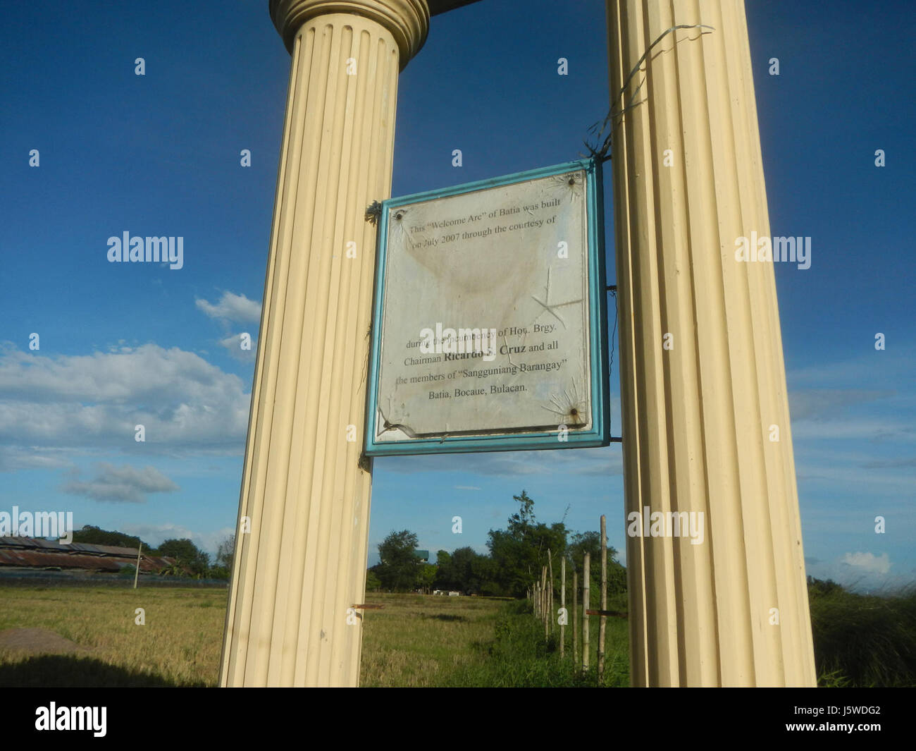 0227 Barangays Tambubong Batia Bocaue Bulacan Fields Roads 17 Stock ...