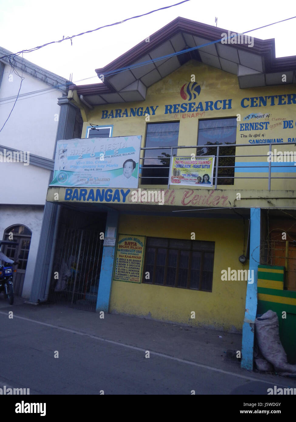 This image shows the fields and roads in Barangays Tambubong and Batia ...
