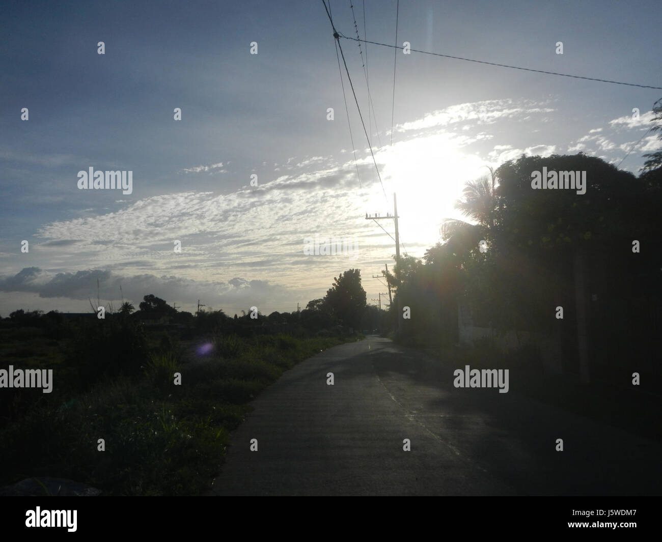 This photograph showcases the fields and roads in Barangay Batia ...