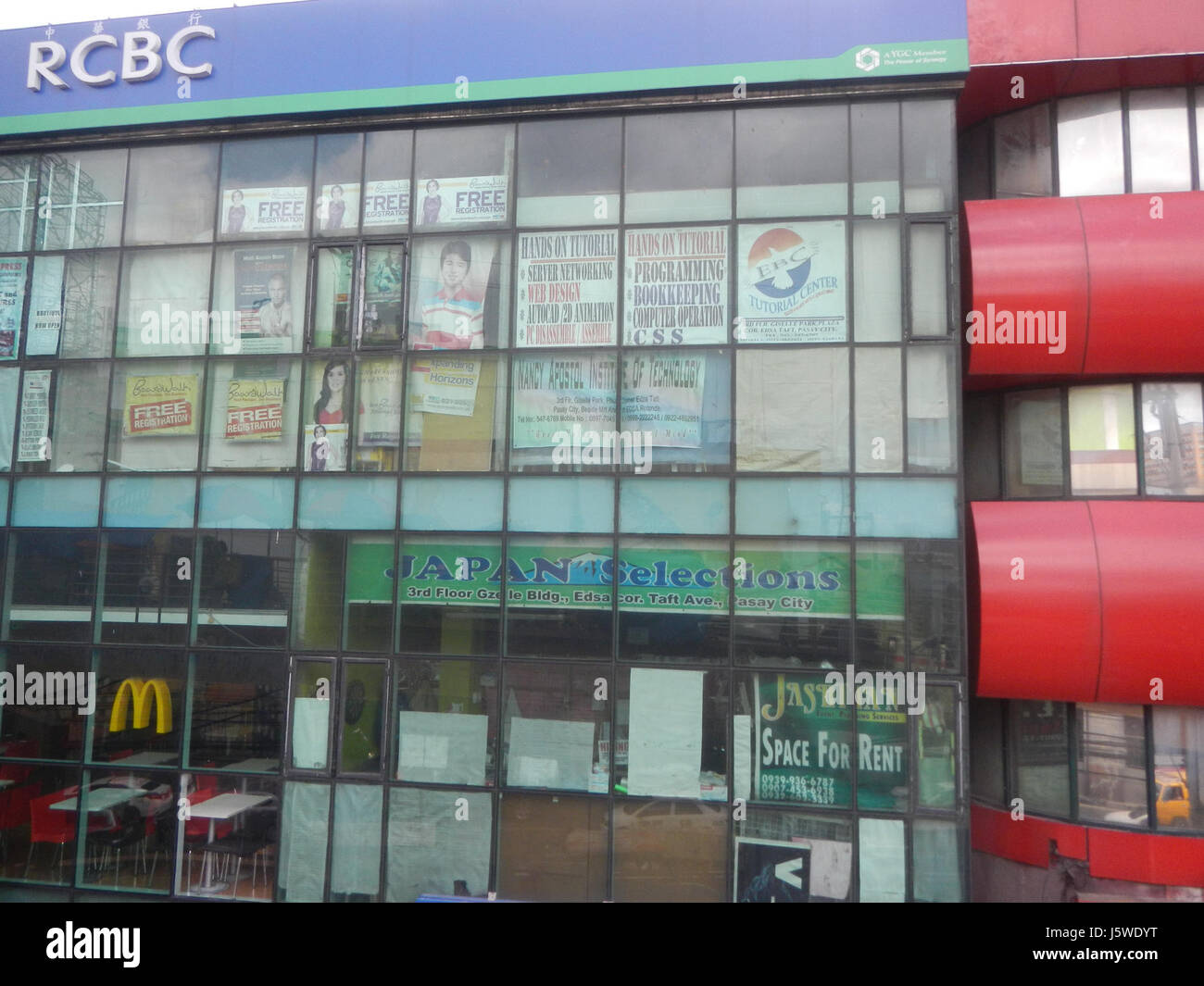 0041 EDSA Taft Avenue MRT Station LRT Footbridge Pasay City 06 Stock ...
