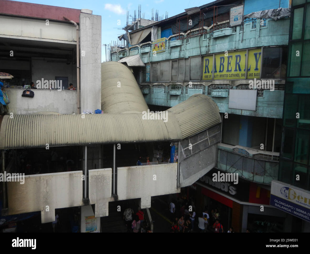 0041 EDSA Taft Avenue MRT Station LRT Footbridge Pasay City 11 Stock ...