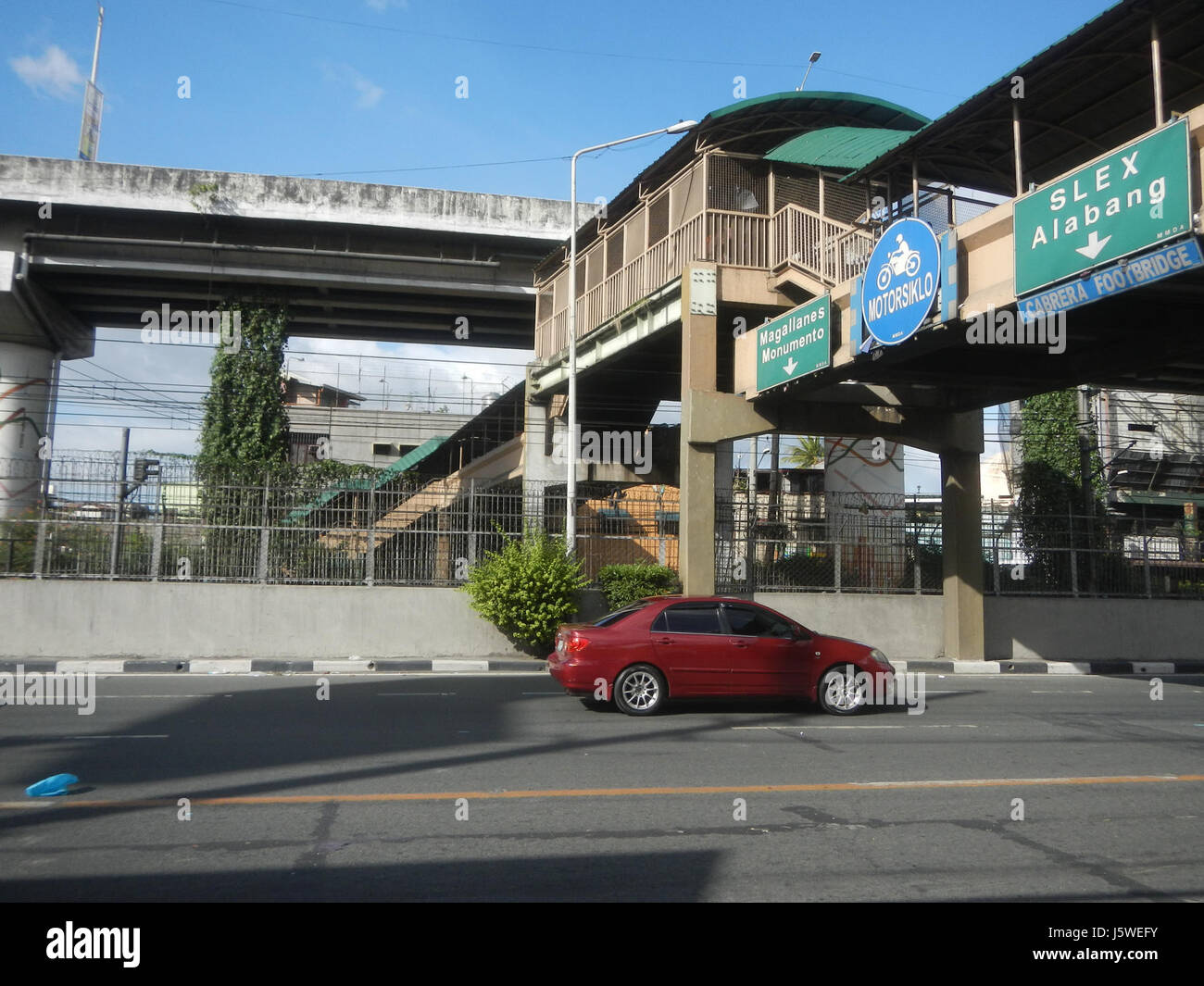 0455 San Roque Cabrera Street Footbridge Flyover Barangay Malibay Pasay ...