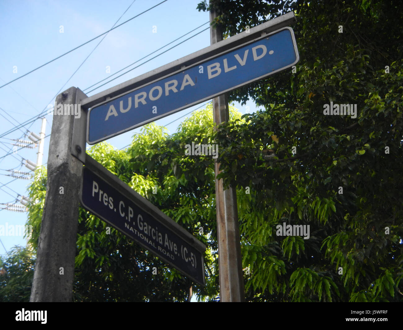 A detailed location description for key roads and landmarks in Quezon ...