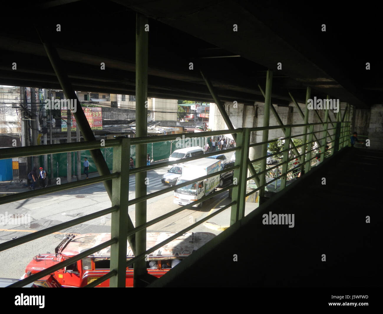 02442 Miriam Ateneo footbridges Katipunan Aurora Boulevard Interchange ...