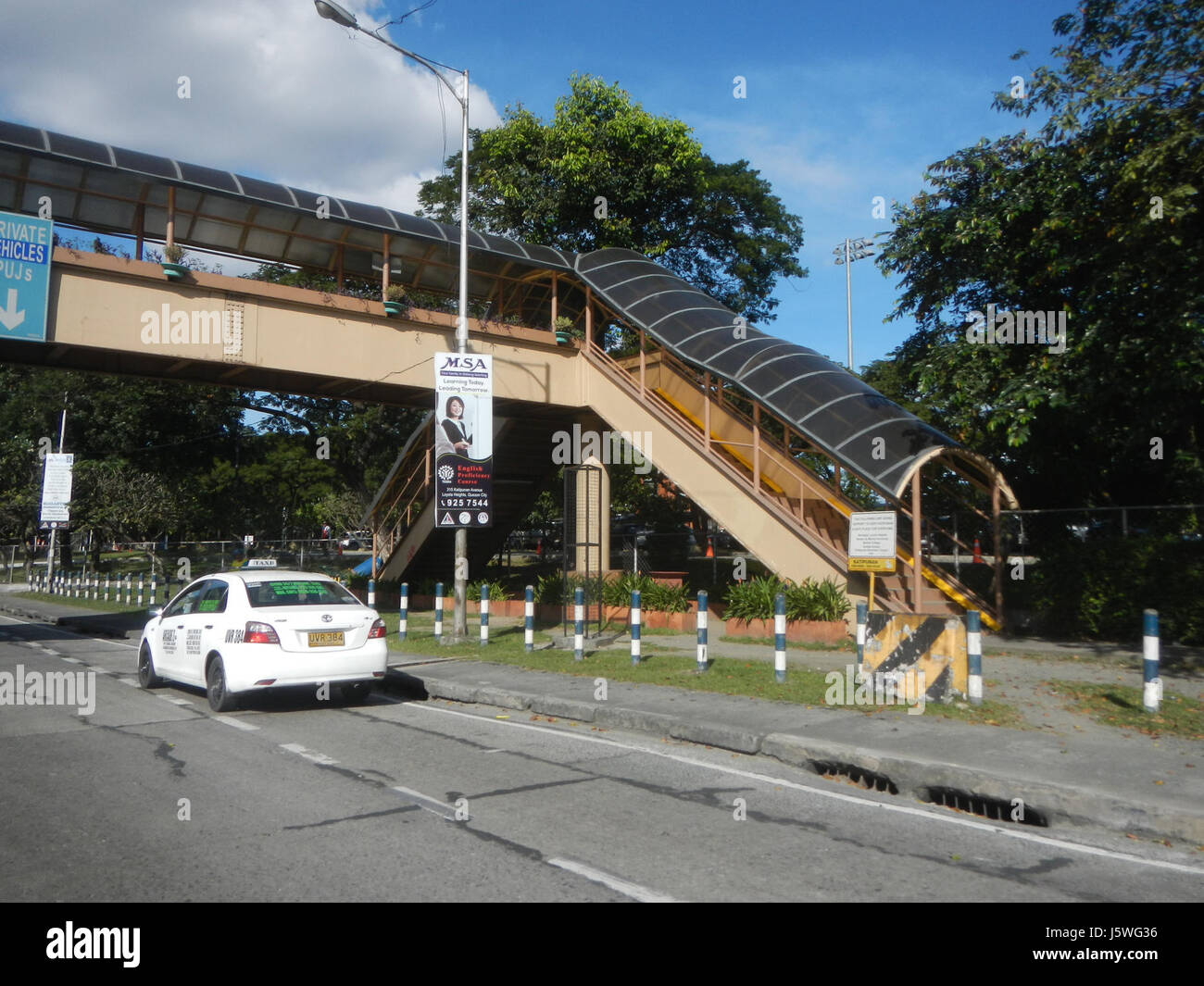 The Miriam Ateneo footbridges connect key areas of Quezon City ...