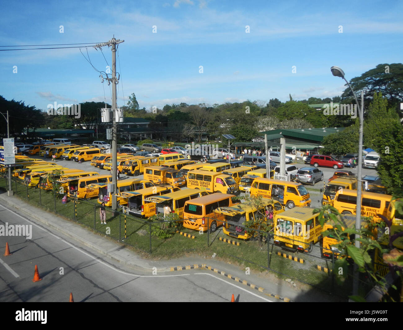 02742 Miriam College Ateneo de Manila Univerisity footbridges Quezon ...