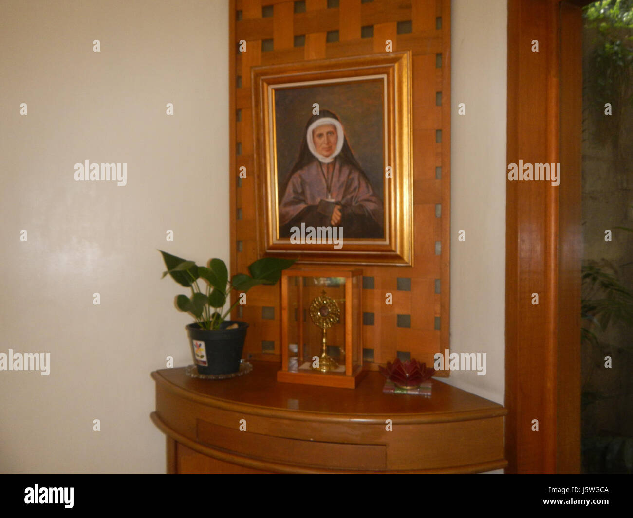 This image captures the Our Lady of the Cenacle Chapel in Loyola ...