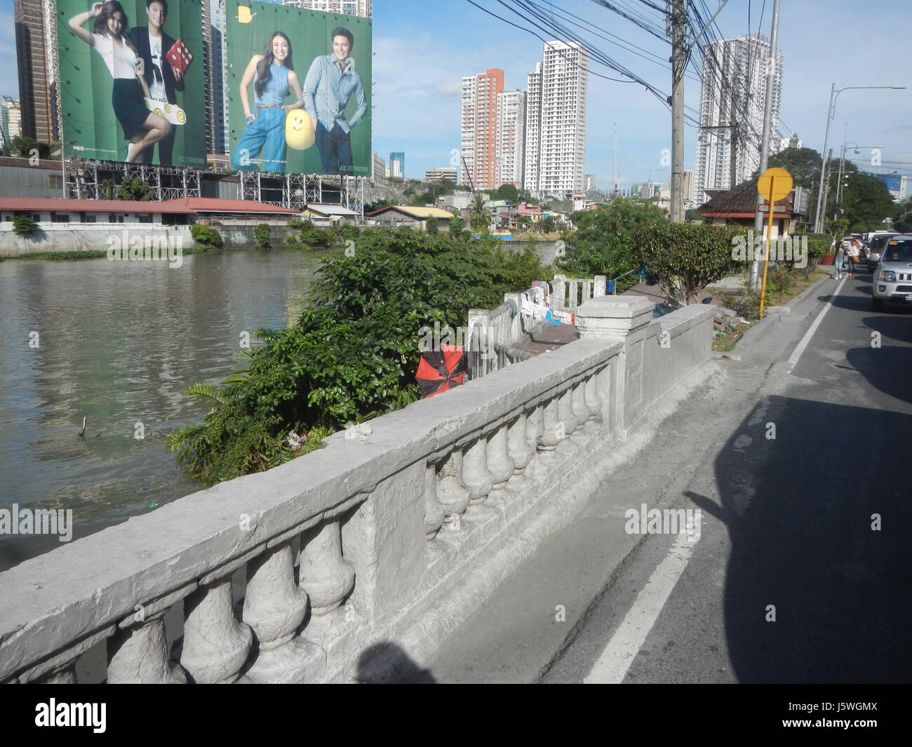 The Pasig River Park J. P. Rizal Extension Bridge is located in Cembo ...