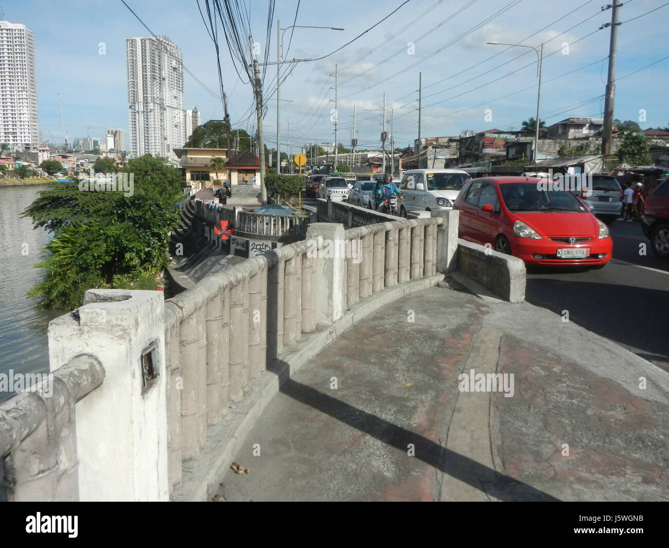 The Pasig River Park, located near the J.P. Rizal Extension Bridge in ...
