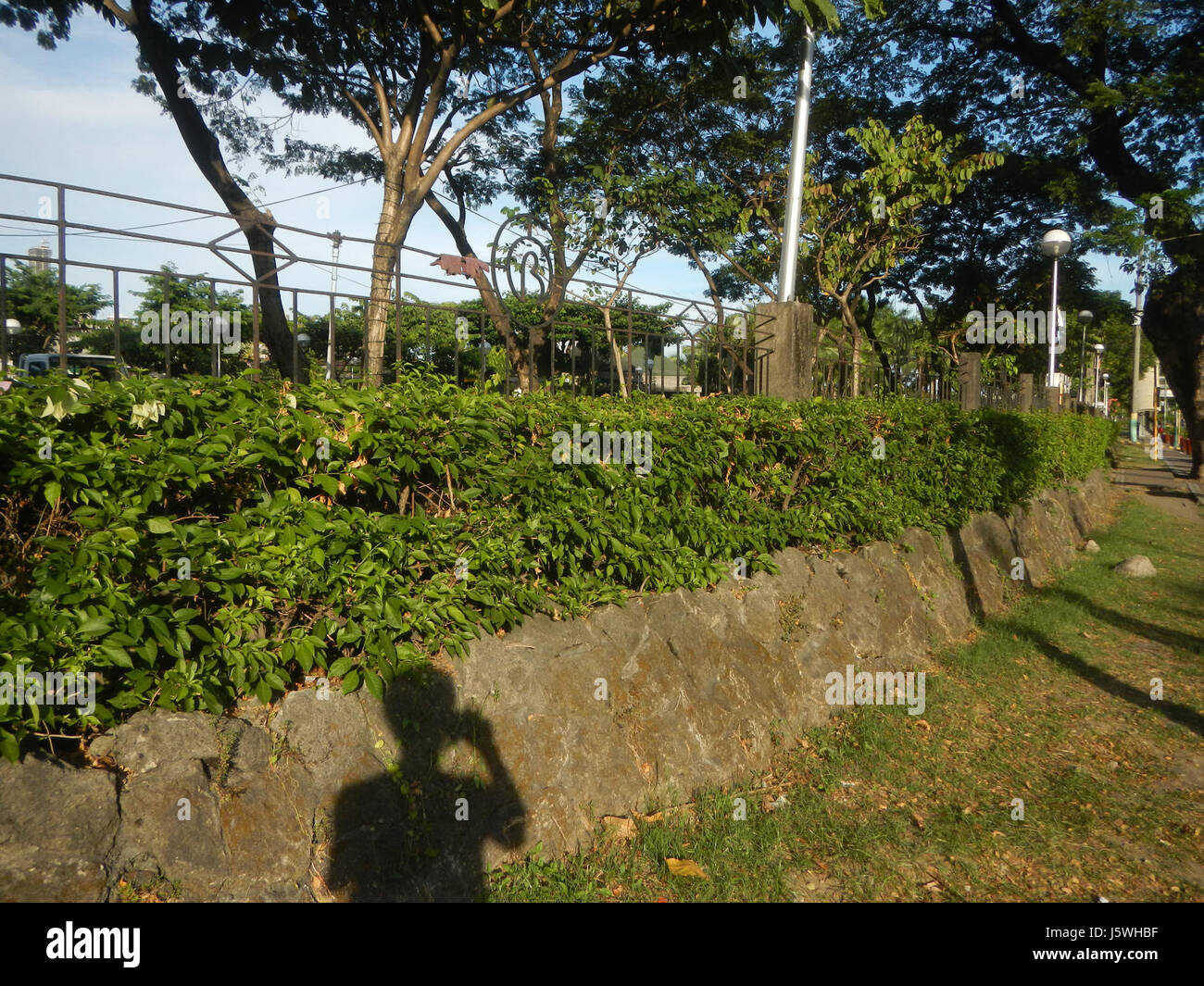 The location refers to a park in Makati City, Philippines, featuring ...