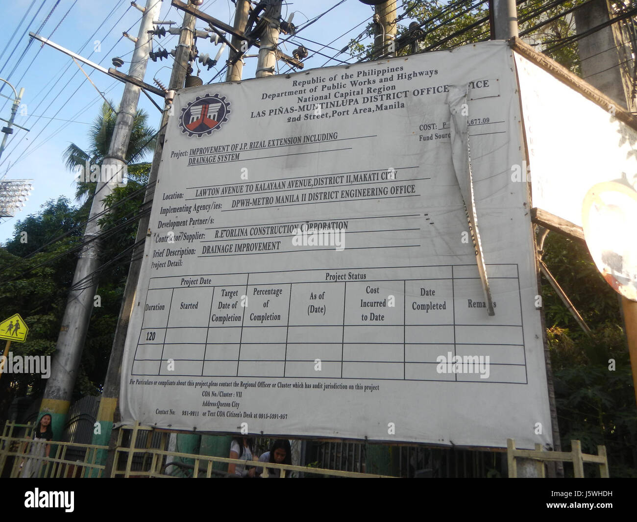 This image depicts a scenic location in Makati City, Philippines ...