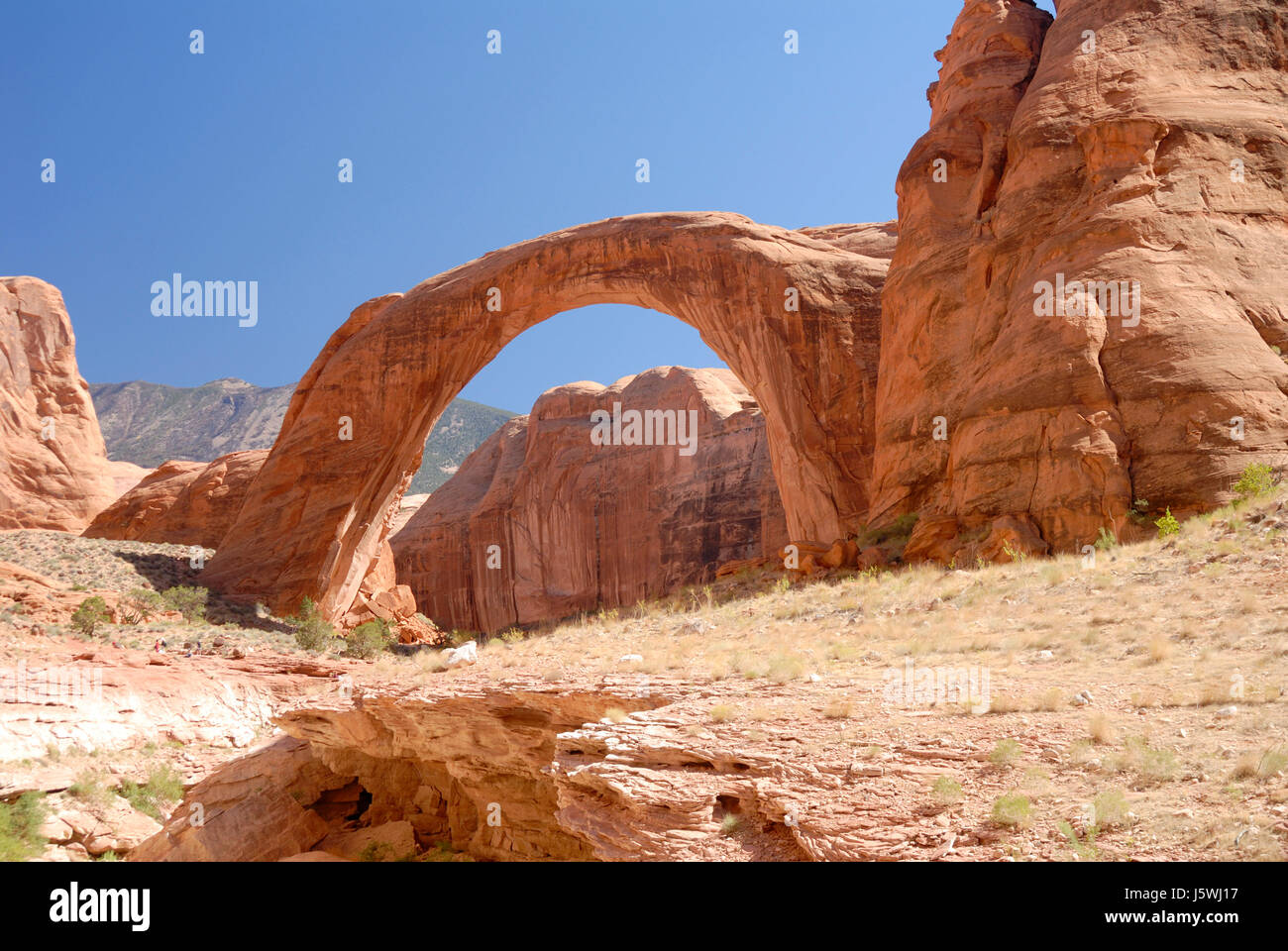 rainbow bridge lake powell Stock Photo - Alamy