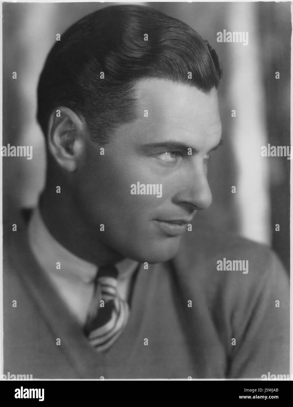 Actor Richard Arlen, Publicity Portrait Looking Left, 1920's Stock ...