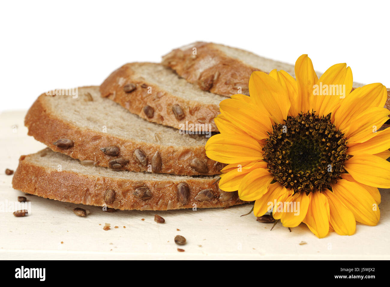 bread flower sunflower plant slice food aliment bread flower plant disc ...