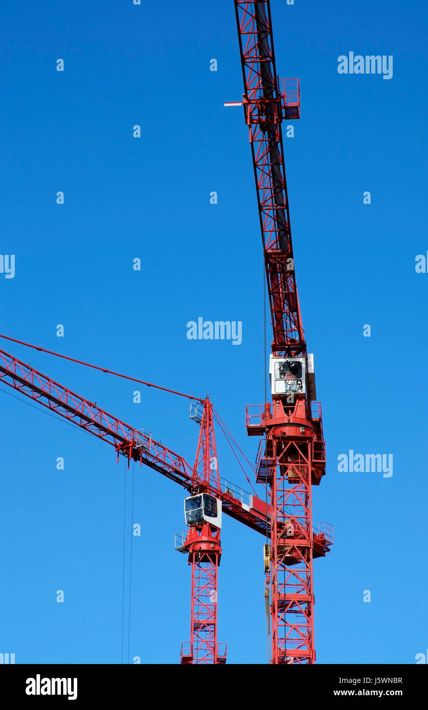 high lifting working tall crane tower elevator lift big large enormous ...