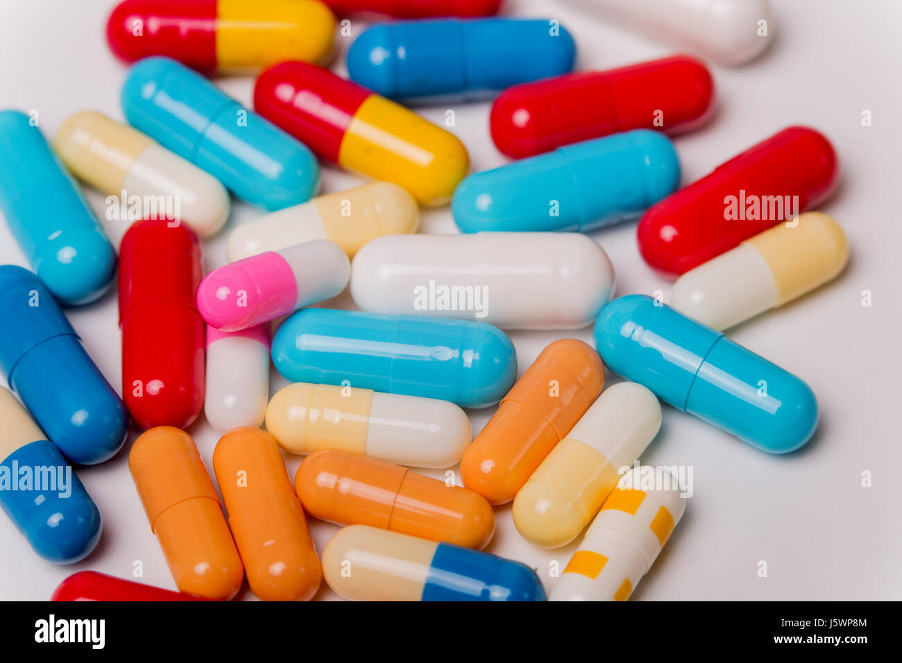 different Tablets pills capsule heap mix therapy drugs Stock Photo - Alamy