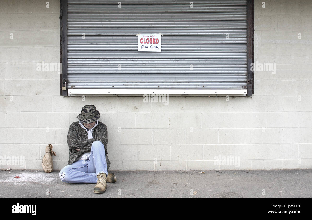 person poor weak nervelessly chippy drunk broke homeless miserable ...