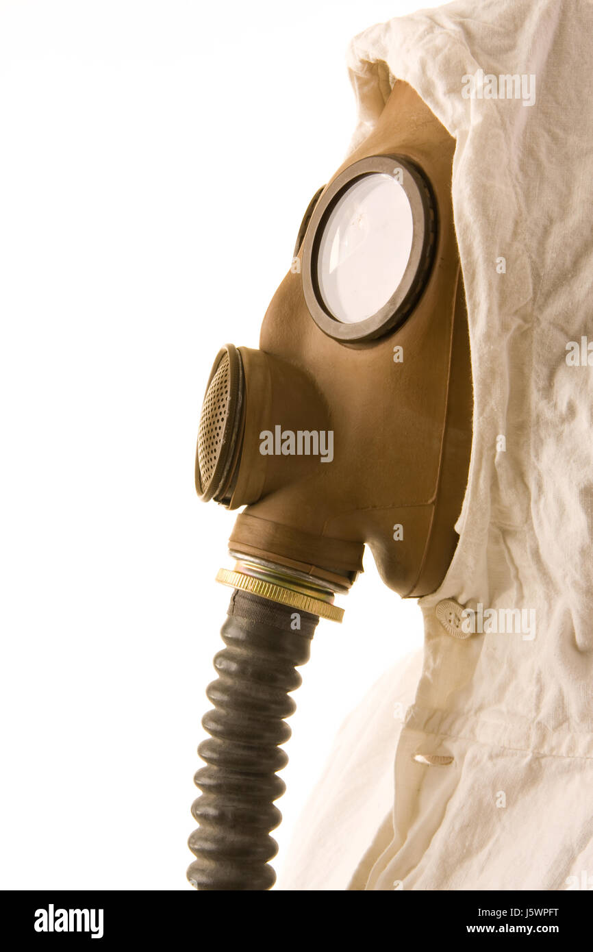 army gas military radiation mask radioactive danger object isolated ...